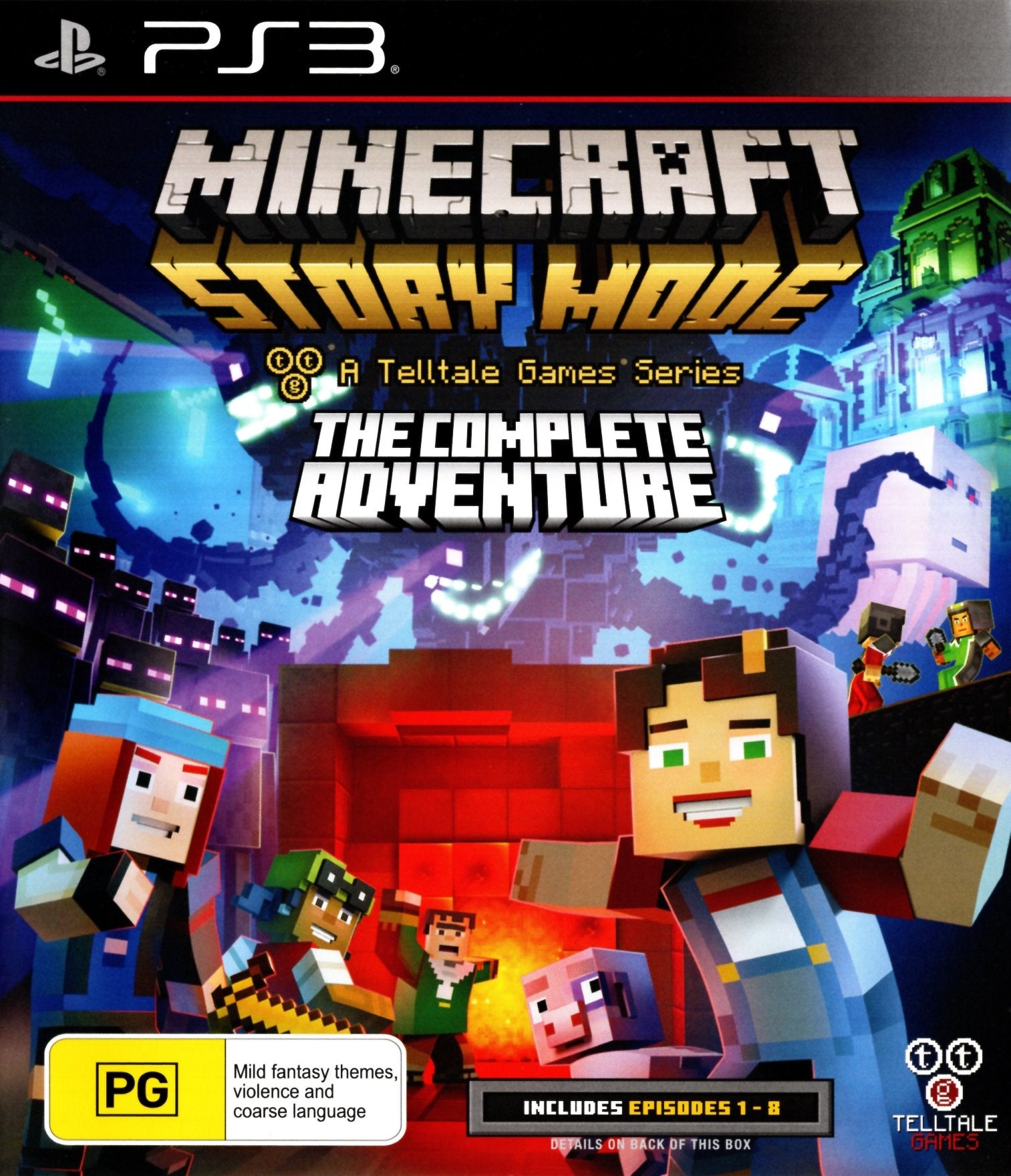 Minecraft: Story Mode The Complete Adventure - PS3 - Super Retro ...