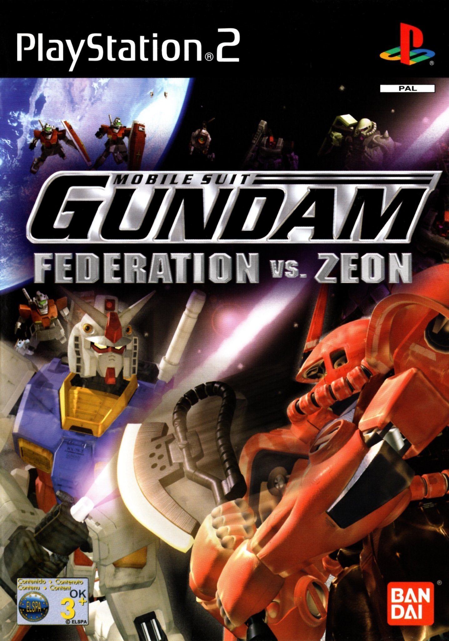 Mobile Suit Gundam: Federation vs. Zeon - Super Retro - Playstation 2