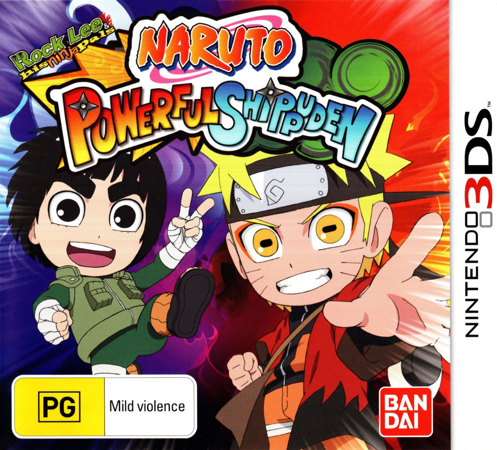 Naruto Powerful Shippuden - 3DS - Super Retro - Nintendo 3DS