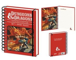 Notebook - Dungeons & Dragons Basic Rules A5 - Super Retro - Merchandise