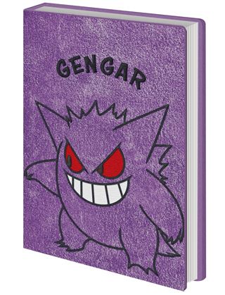 Notebook - Gengar Plush A5 - Super Retro - Merchandise