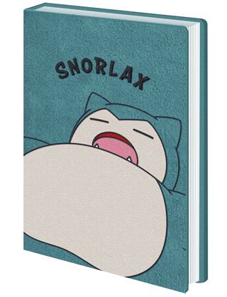 Notebook - Snorlax Plush A5 - Super Retro - Merchandise