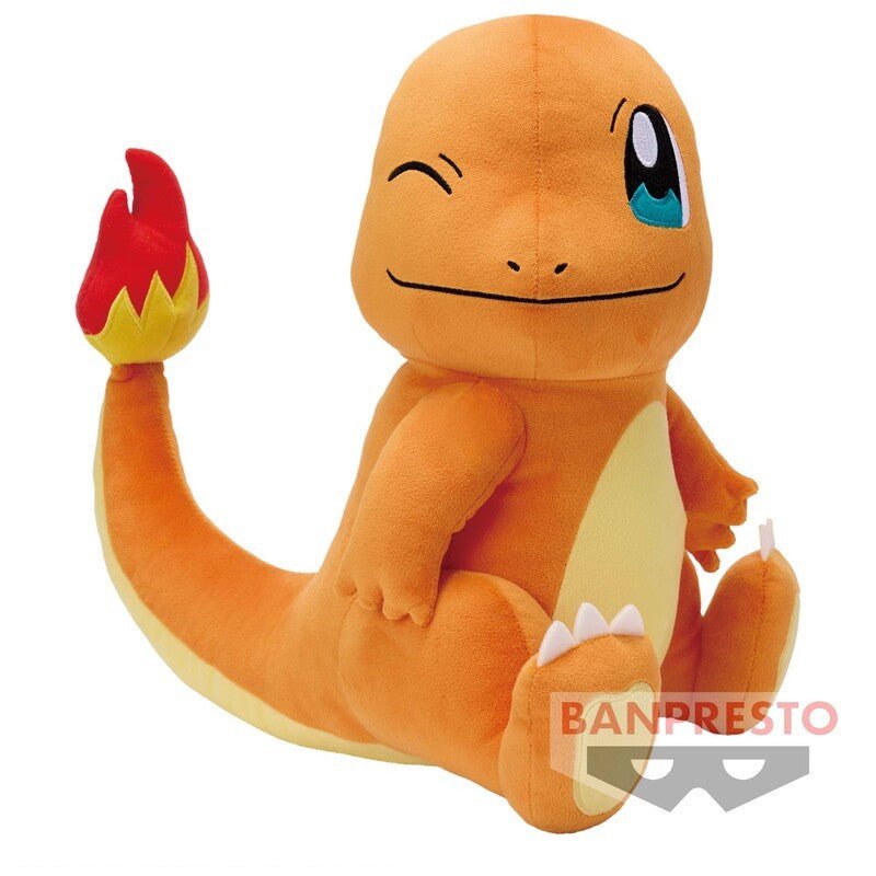 Pokemon Look at my Tail Charmander Big Plush - Super Retro - Merchandise