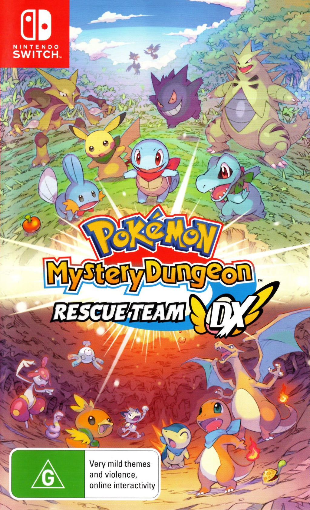Pokémon Mystery Dungeon: Rescue Team DX - Super Retro - Nintendo Switch