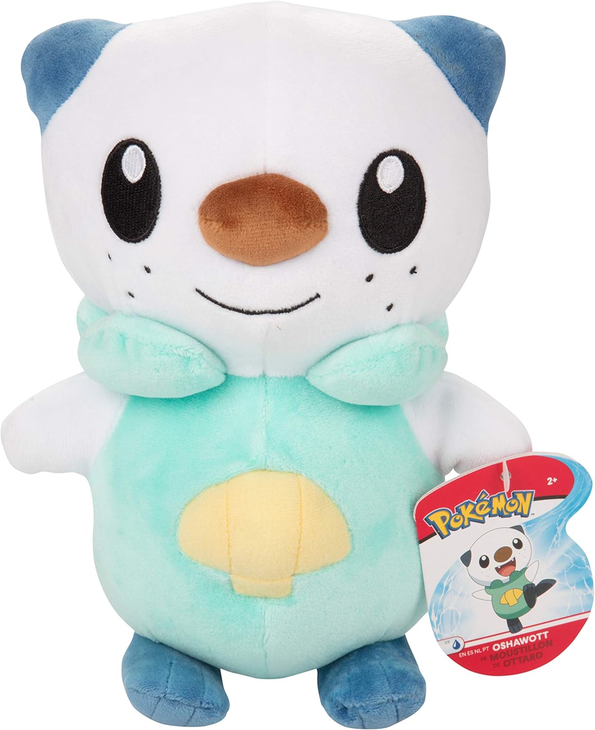 Pokemon Sleeping Plush 5" - Oshawott - Super Retro - Merchandise