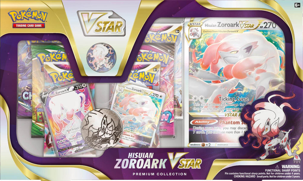 Pokemon TCG - Zoroark VSTAR Premium Collection - Super Retro - Trading ...
