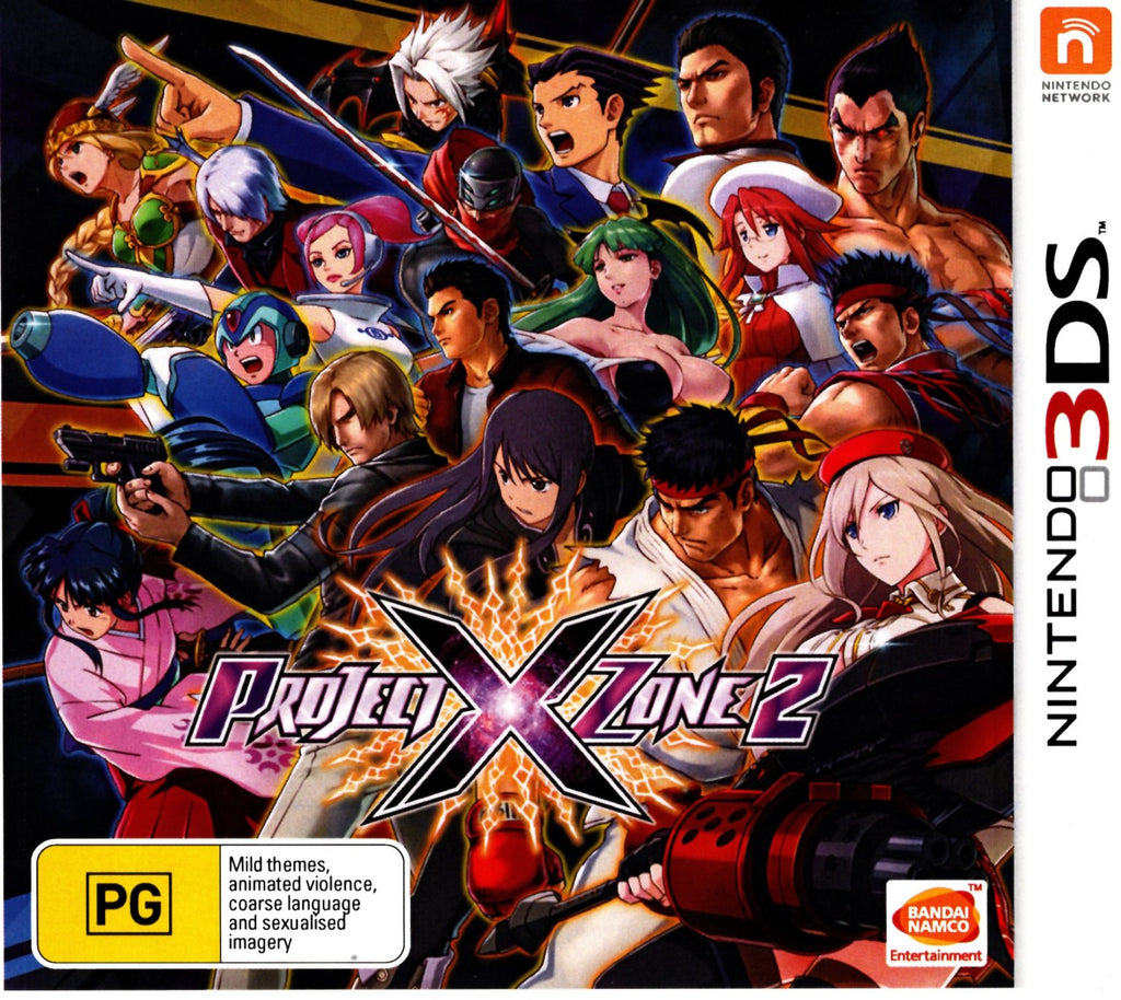 Project X Zone 2 - 3DS - Super Retro - Nintendo 3DS