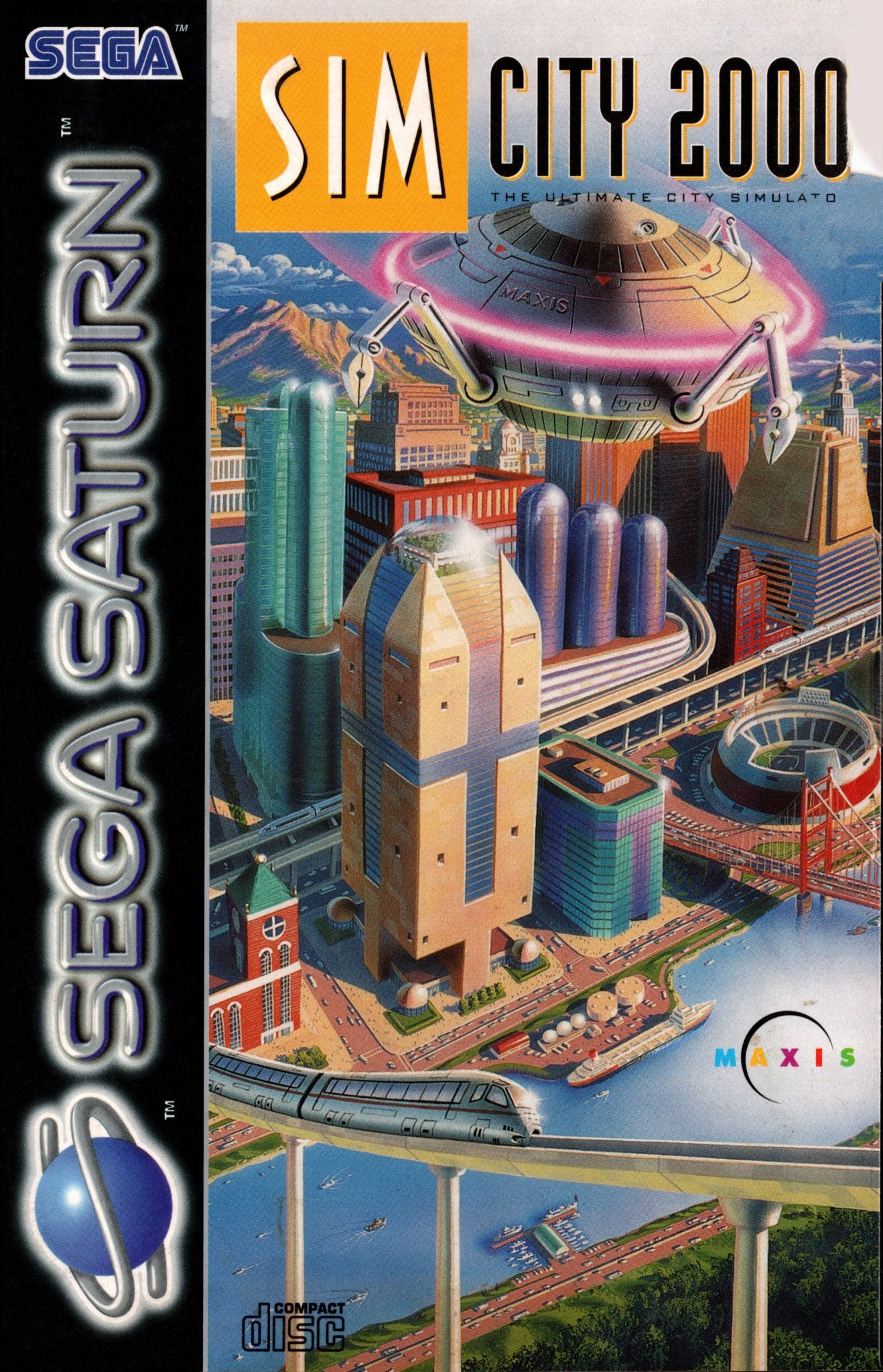 Simcity 2000 - Sega Saturn - Super Retro - Sega Saturn