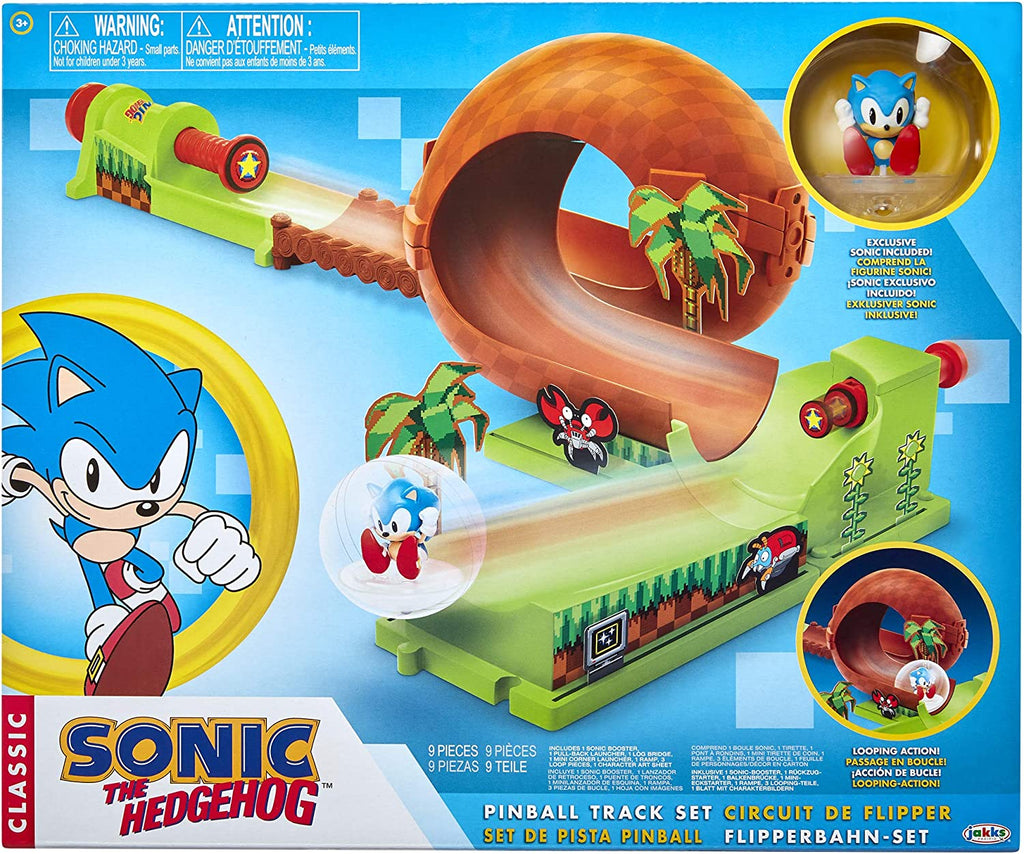 Sonic the Hedgehog Pinball Playset - Super Retro - Merchandise