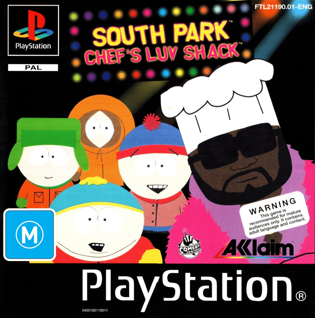 South Park Chef's Luv Shack - PS1 - Super Retro - Playstation 1