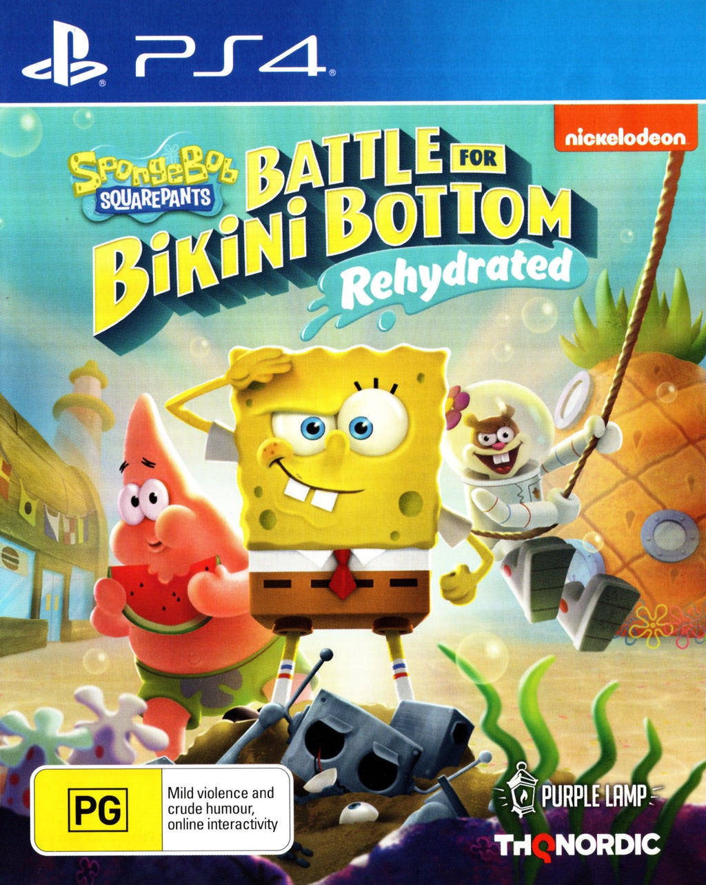 Spongebob Squarepants: Battle for Bikini Bottom Rehydrated - PS4 ...