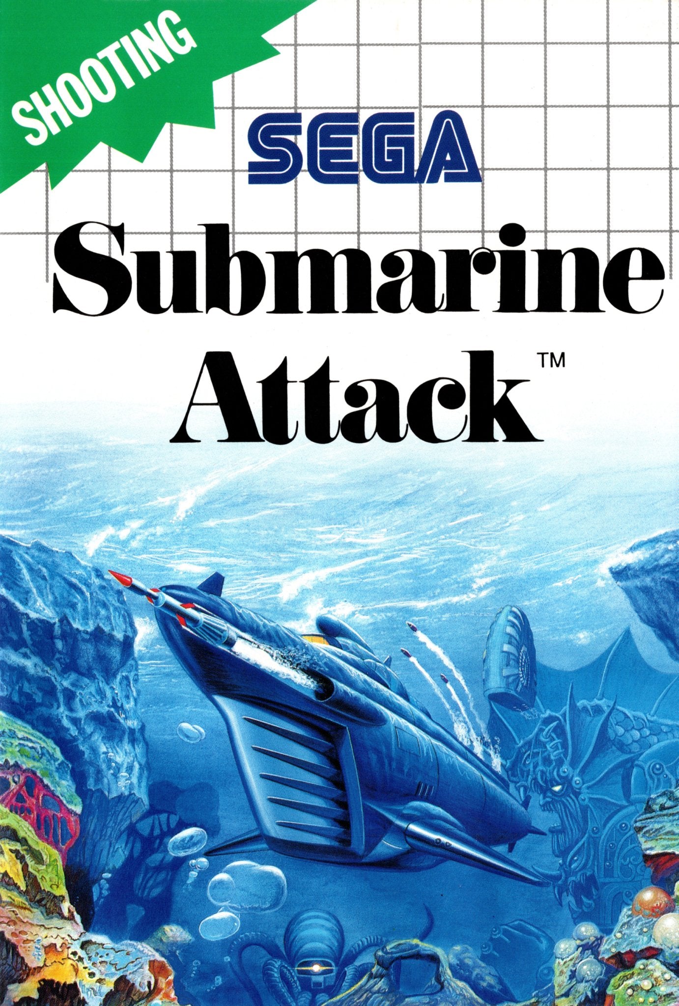 Submarine Attack - Master System - Super Retro - Master System