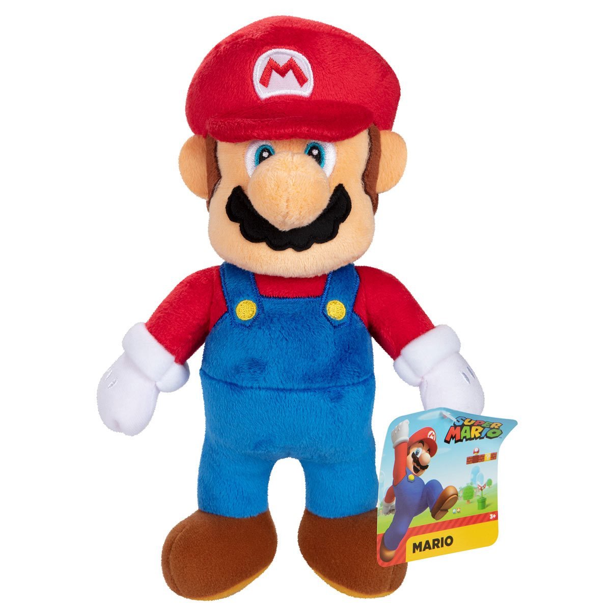 Super Mario Bros. Mario Plush 9" - Super Retro - Merchandise