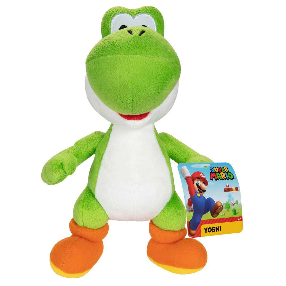 Super Mario Bros. Yoshi Plush 9" - Super Retro - Merchandise
