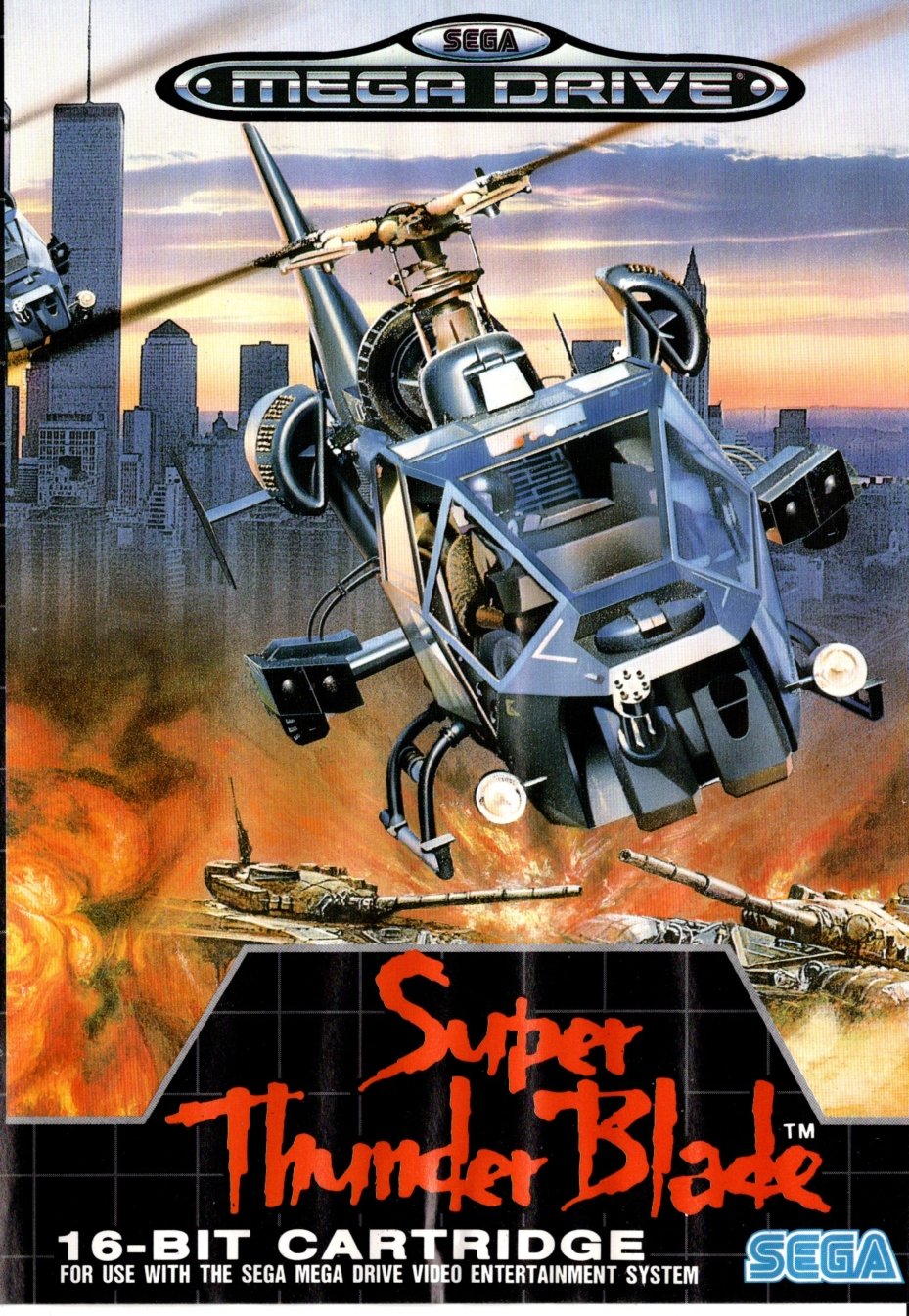 Super Thunder Blade - Super Retro - Mega Drive