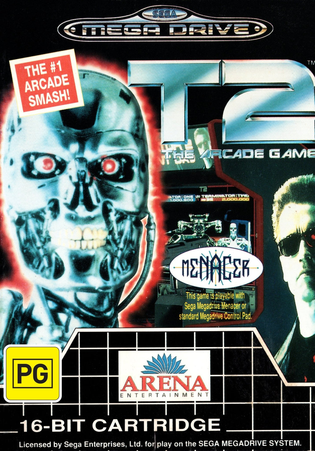 T2: The Arcade Game - Mega Drive - Super Retro - Mega Drive