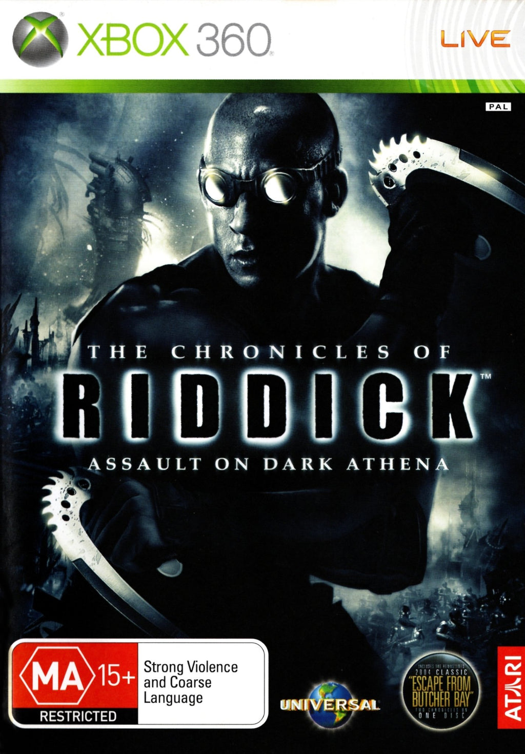 The Chronicles of Riddick Assault on Dark Athena - Xbox 360 - Super ...
