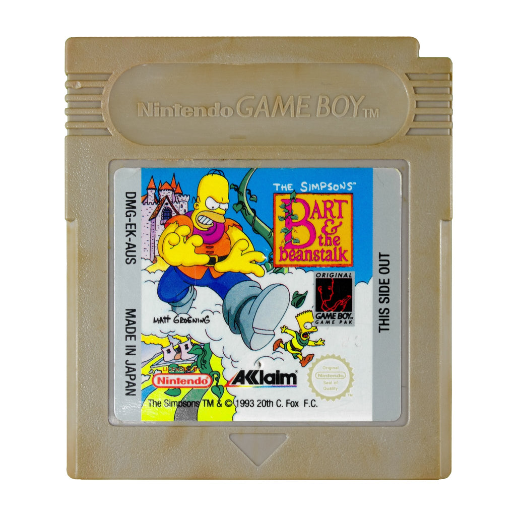The Simpsons: Bart & the Beanstalk - Super Retro - Game Boy