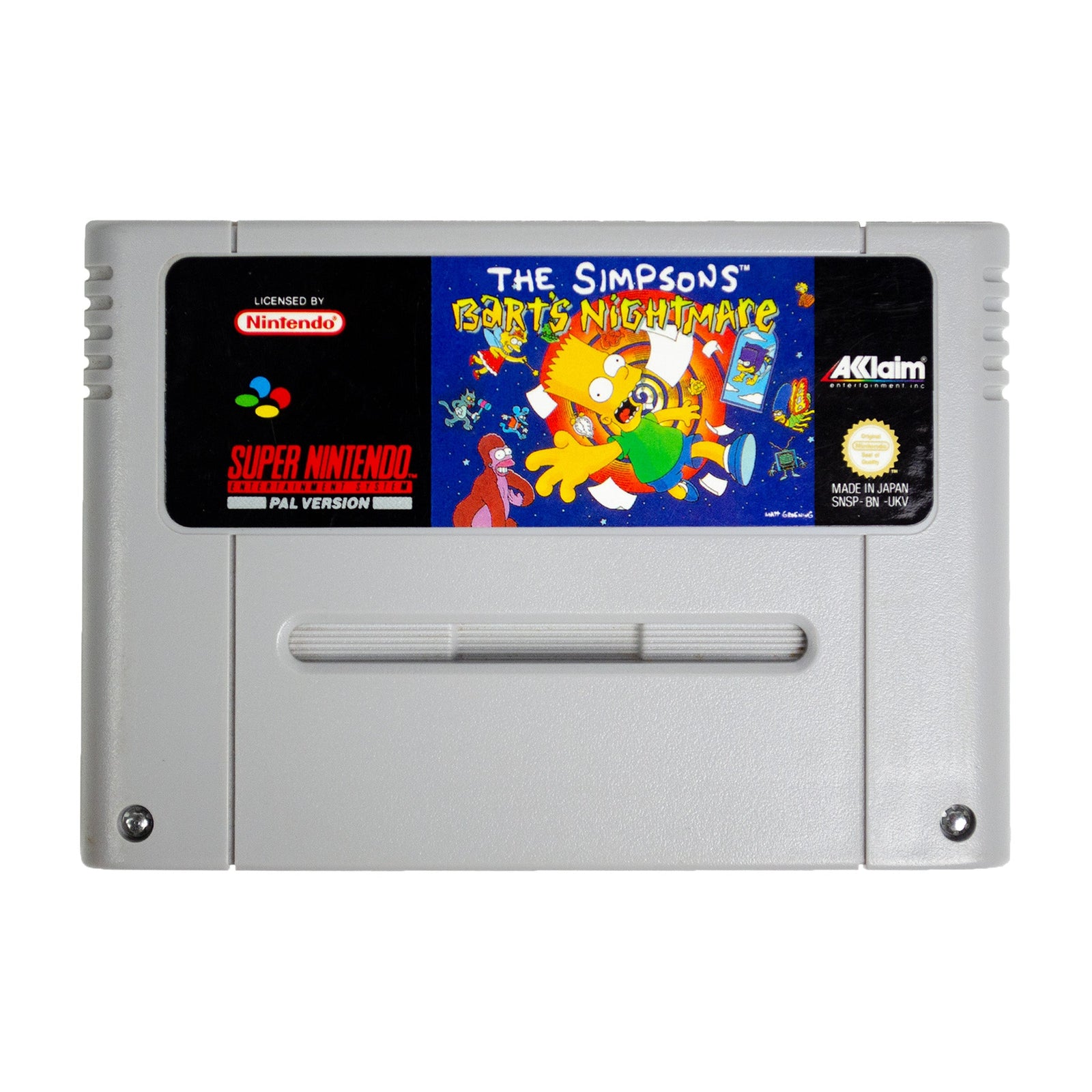 The Simpsons Bart's Nightmare - SNES - Super Retro - Super Nintendo