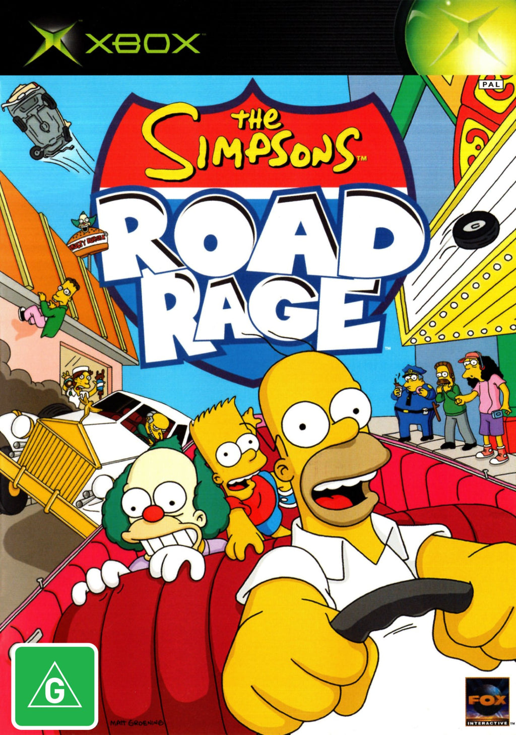 The Simpsons: Road Rage - Xbox - Super Retro - Xbox