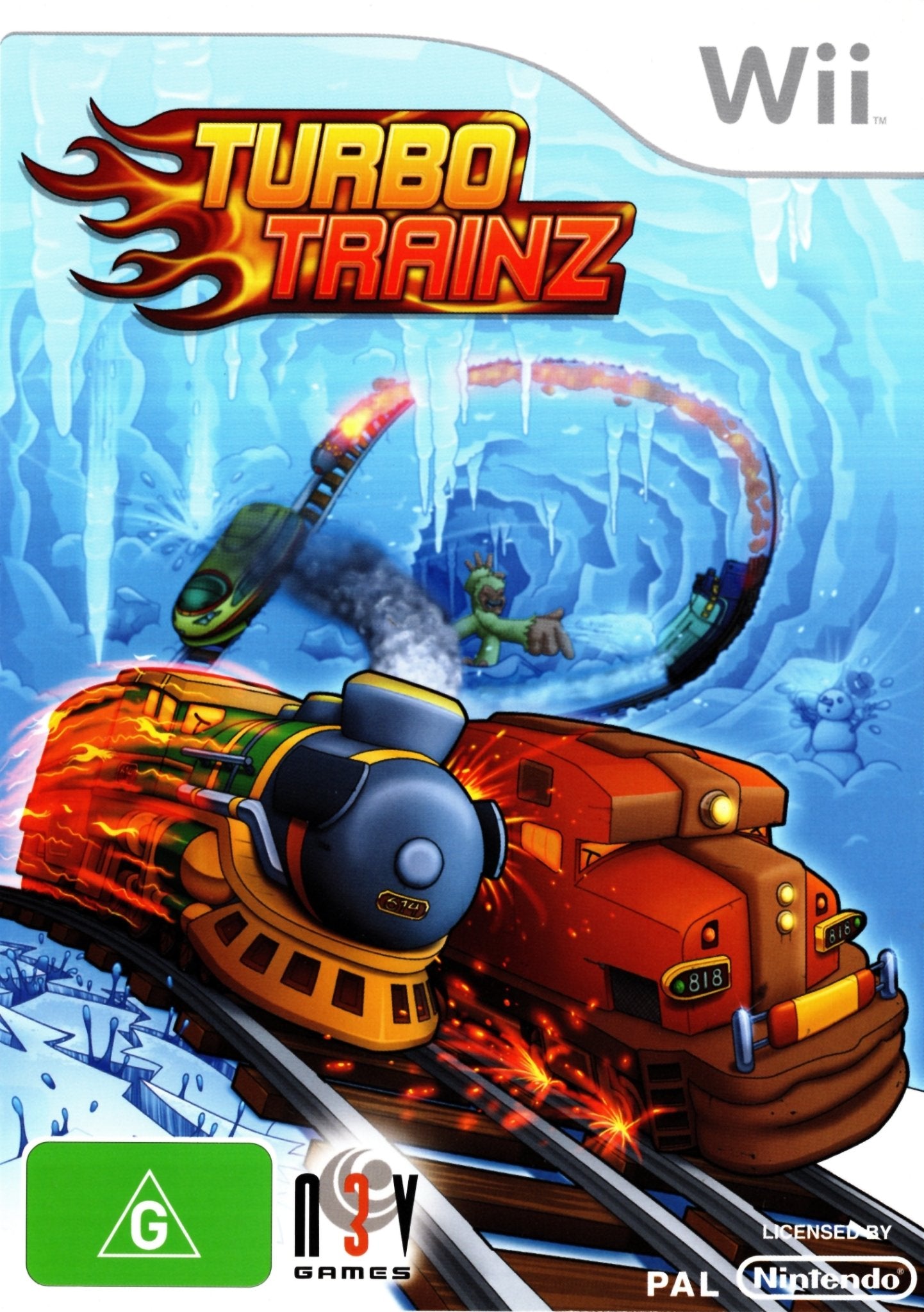 Turbo Trainz - Super Retro - Wii