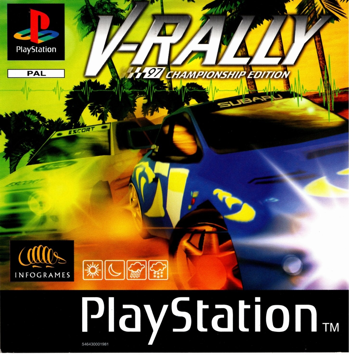 V-Rally - PS1 - Super Retro - Playstation 1