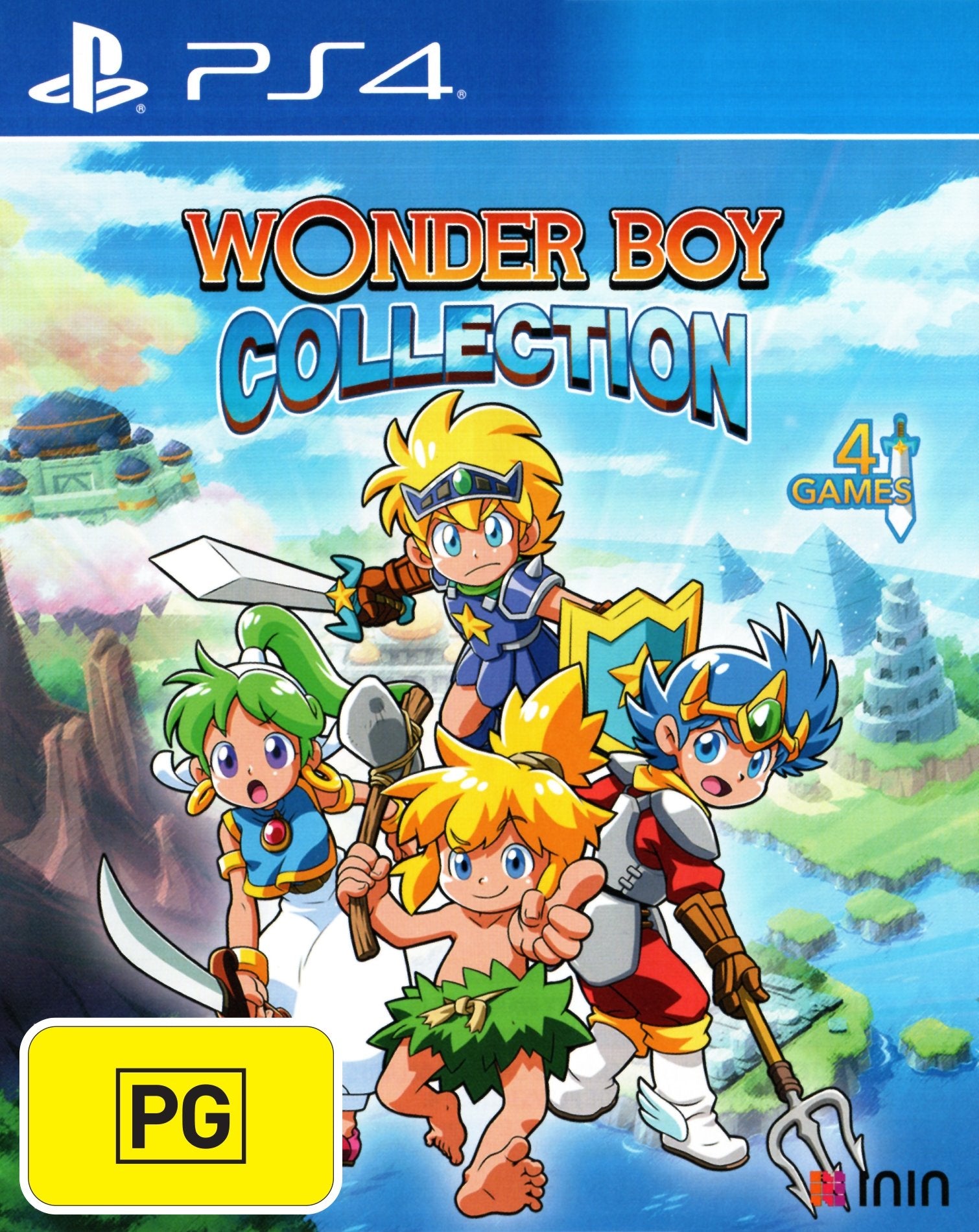 Wonder Boy Collection - PS4 - Super Retro - Playstation 4