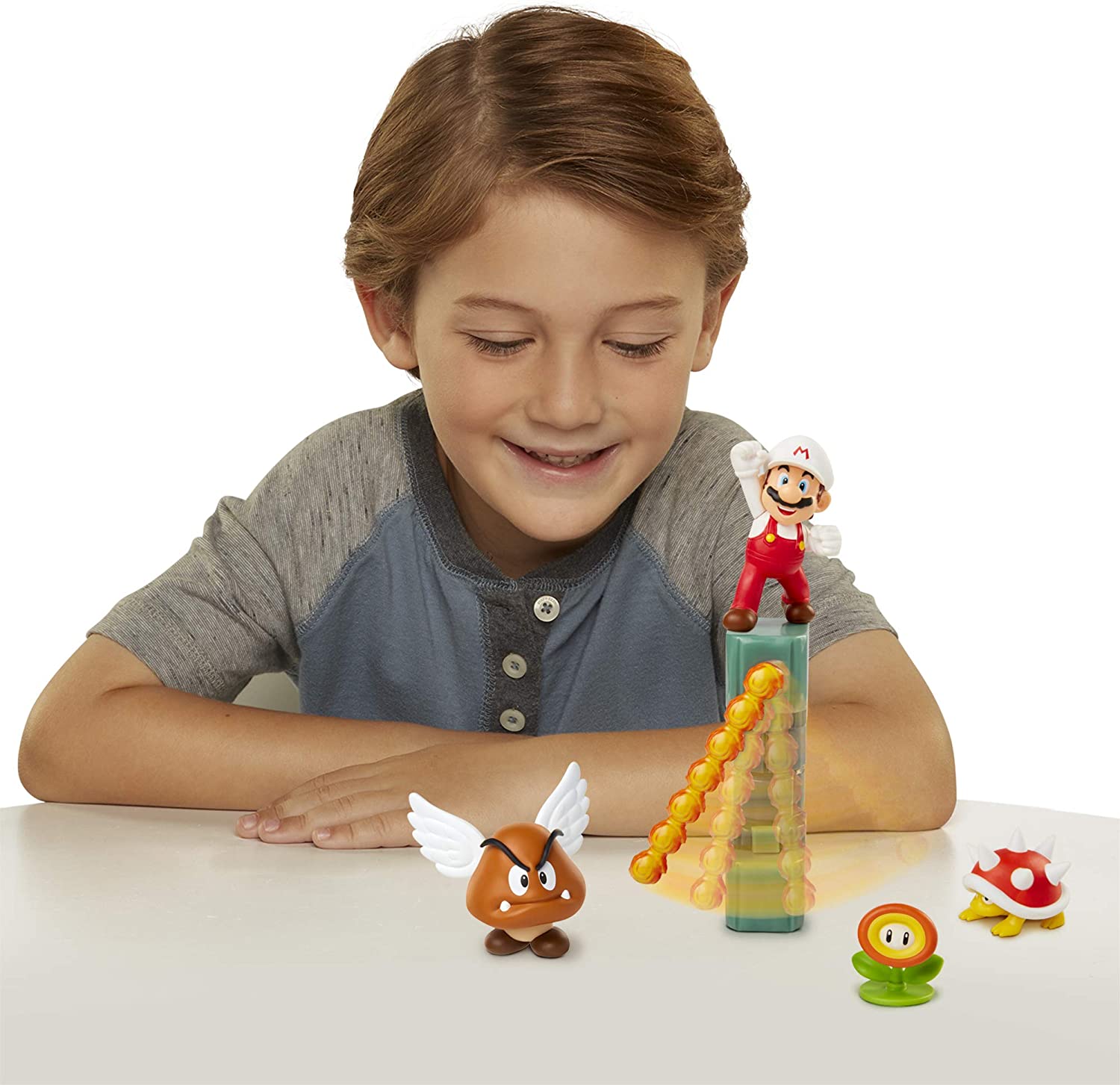 World of Nintendo Lava Castle Diorama Set - Super Retro - Merchandise
