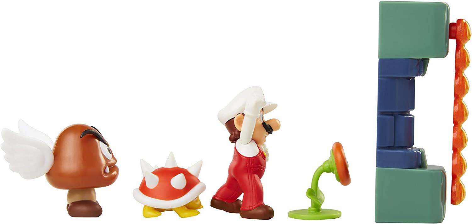 World of Nintendo Lava Castle Diorama Set - Super Retro - Merchandise