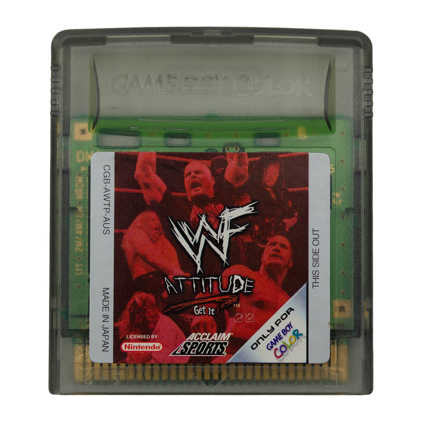 WWF Attitude - Game Boy Color - Super Retro - Game Boy Color